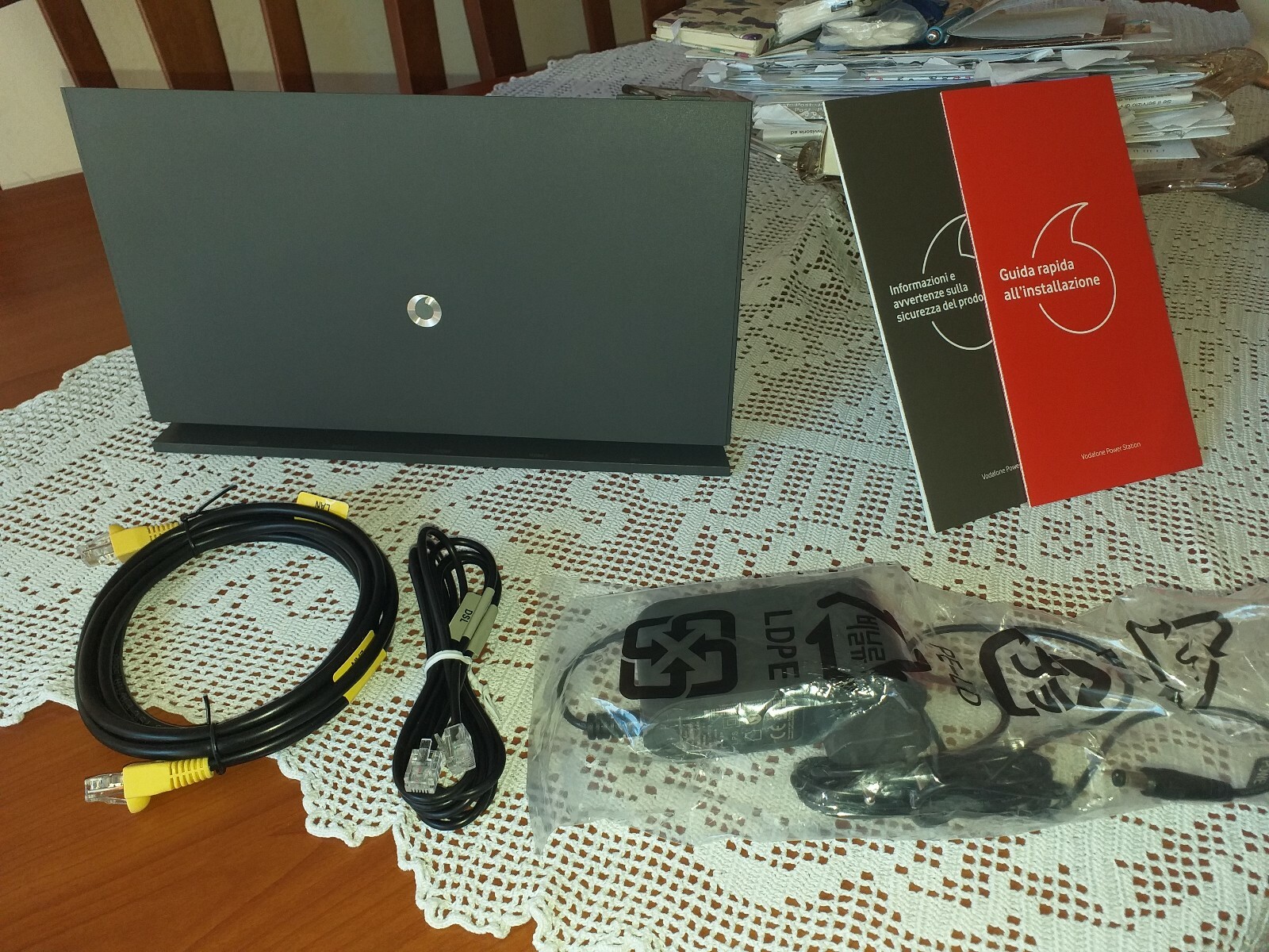 Vodafone power station SHG 3000 Fibra aperto e mai usato | eBay