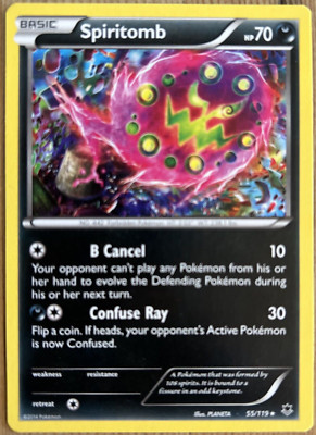 Spiritomb - 55/119 - Phantom Forces - Rare - Pokemon - NM/M | eBay