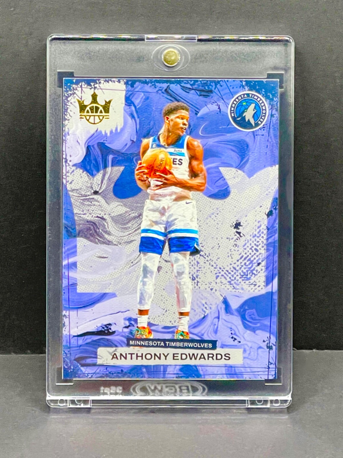 Anthony Edwards RARE COURT KINGS INVESTMENT SSP PANINI TIMBERWOLVES MVP ...