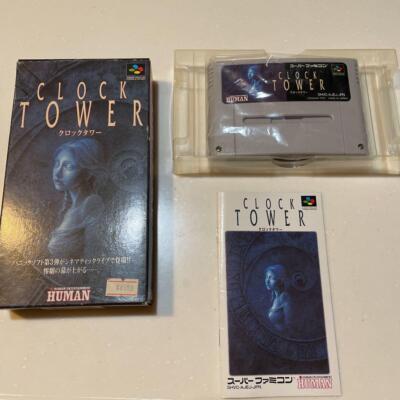 CLOCK TOWER Super Famicom Nintendo with BOX | eBay