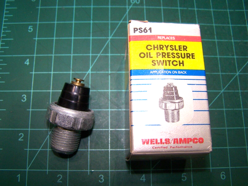 Wells PS61 Engine Oil Pressure Switch for Dodge, Plymouth, Chrysler ...