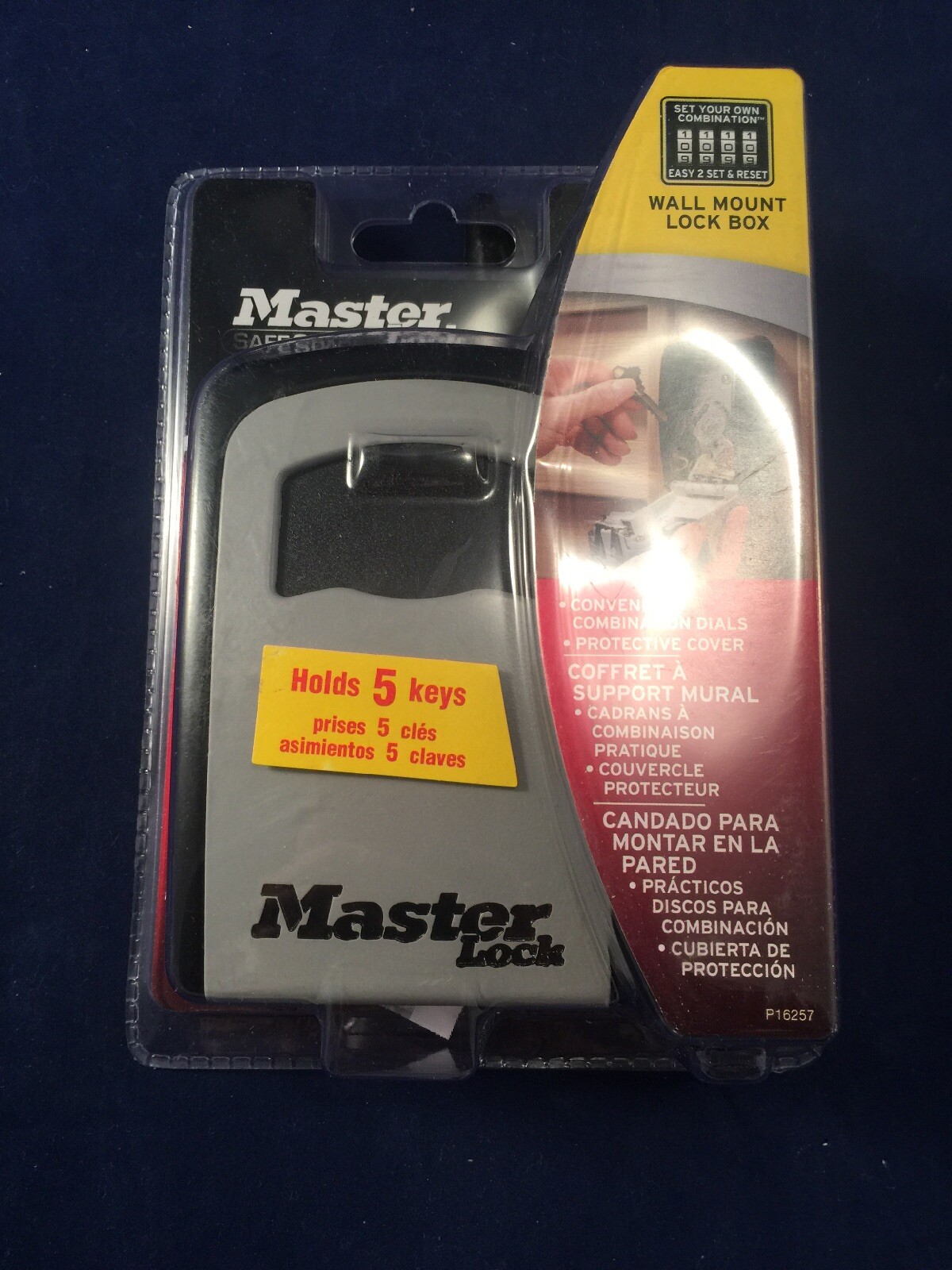 Master Lock 5401 D SafeSpace Portable Lock Box. Combination Keys. Holds ...