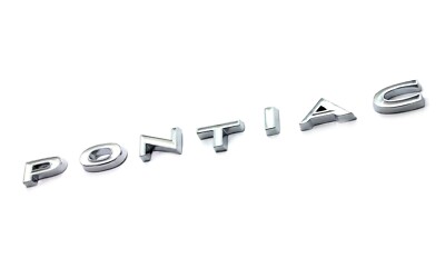 For 1967-69 "PONTIAC" Firebird Rear Trunk Lid Tail Panel Letters Set ...