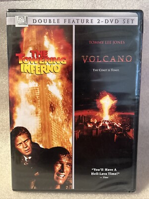 Towering Inferno/Volcano (DVD, 2006) Widescreen Steve McQueen Tommy Lee ...