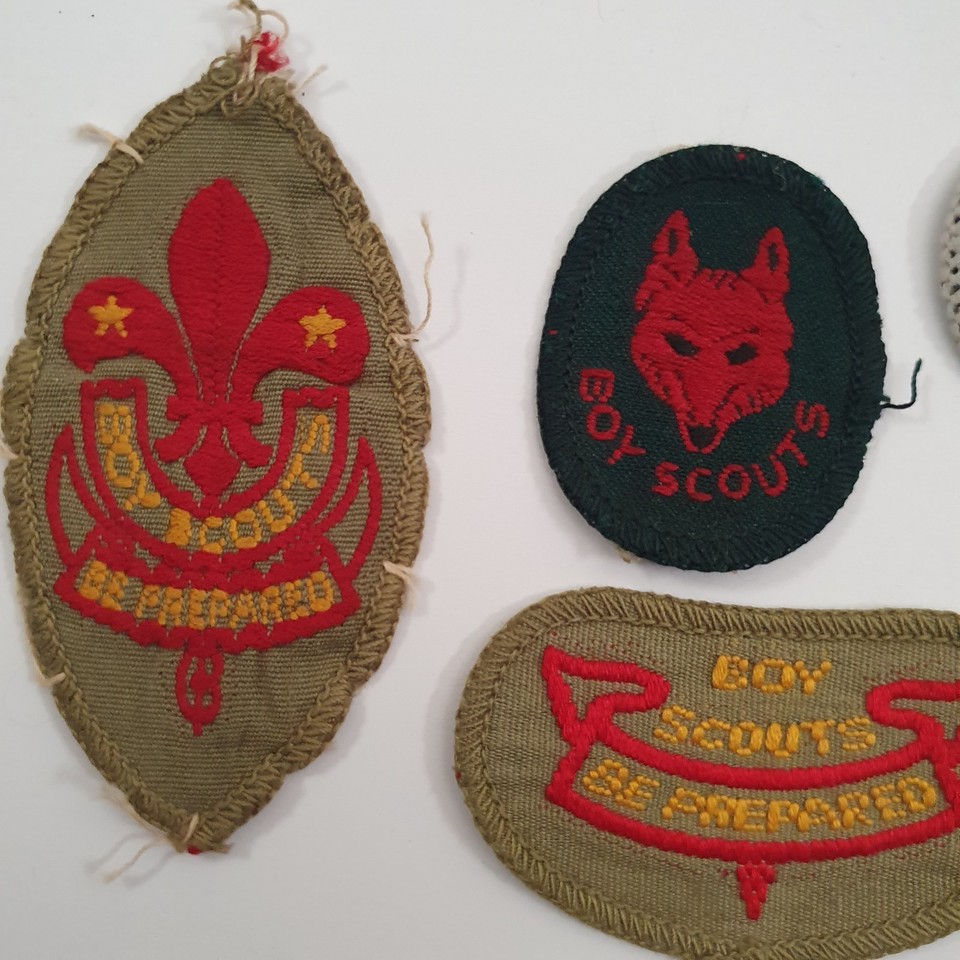 7 x Boy Scouts Various badges Patches. Awards Rank Etc. Vintage Badges ...