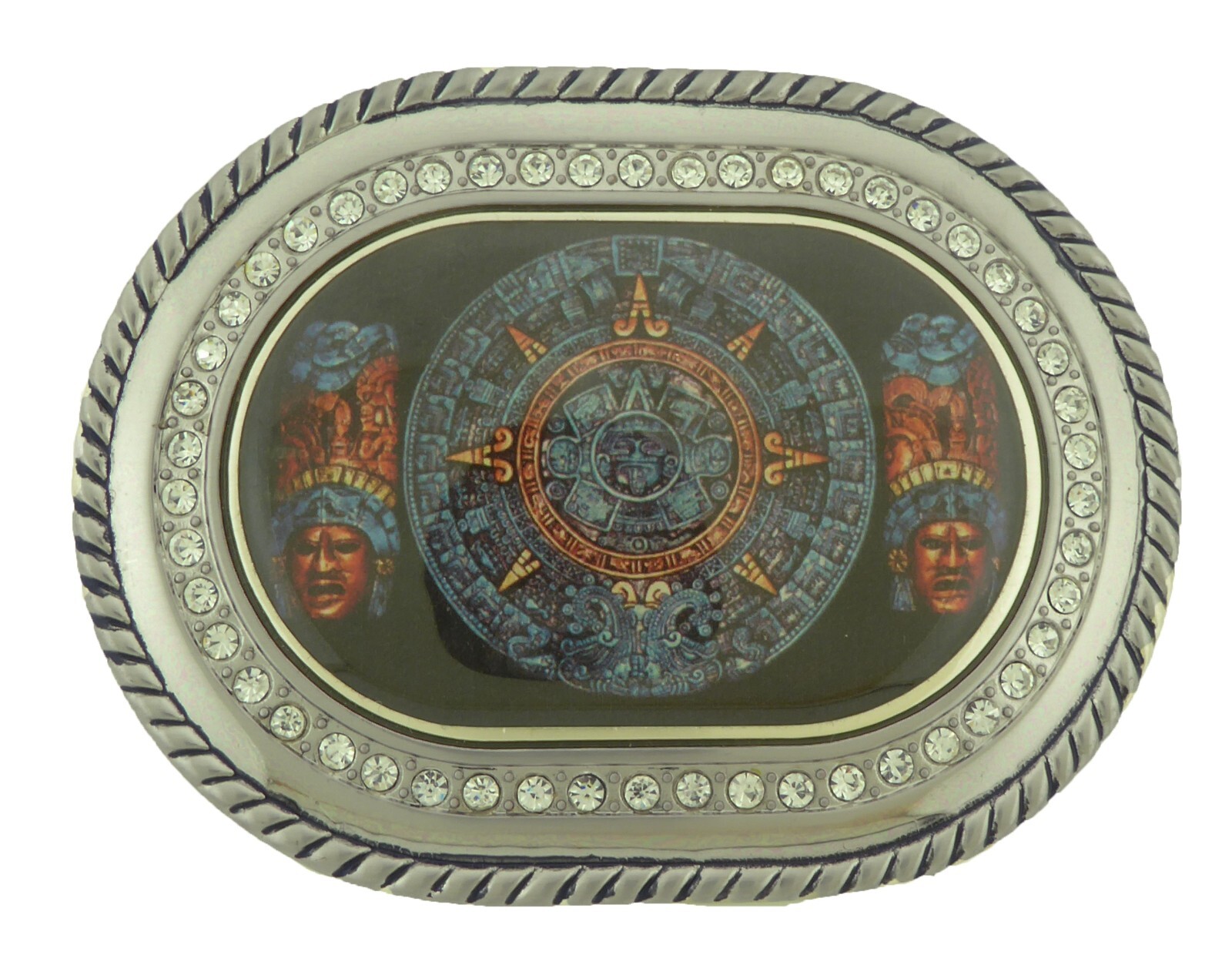Aztec Calendar Belt Buckle Mayan Indian New Men Women Fashion Western ...