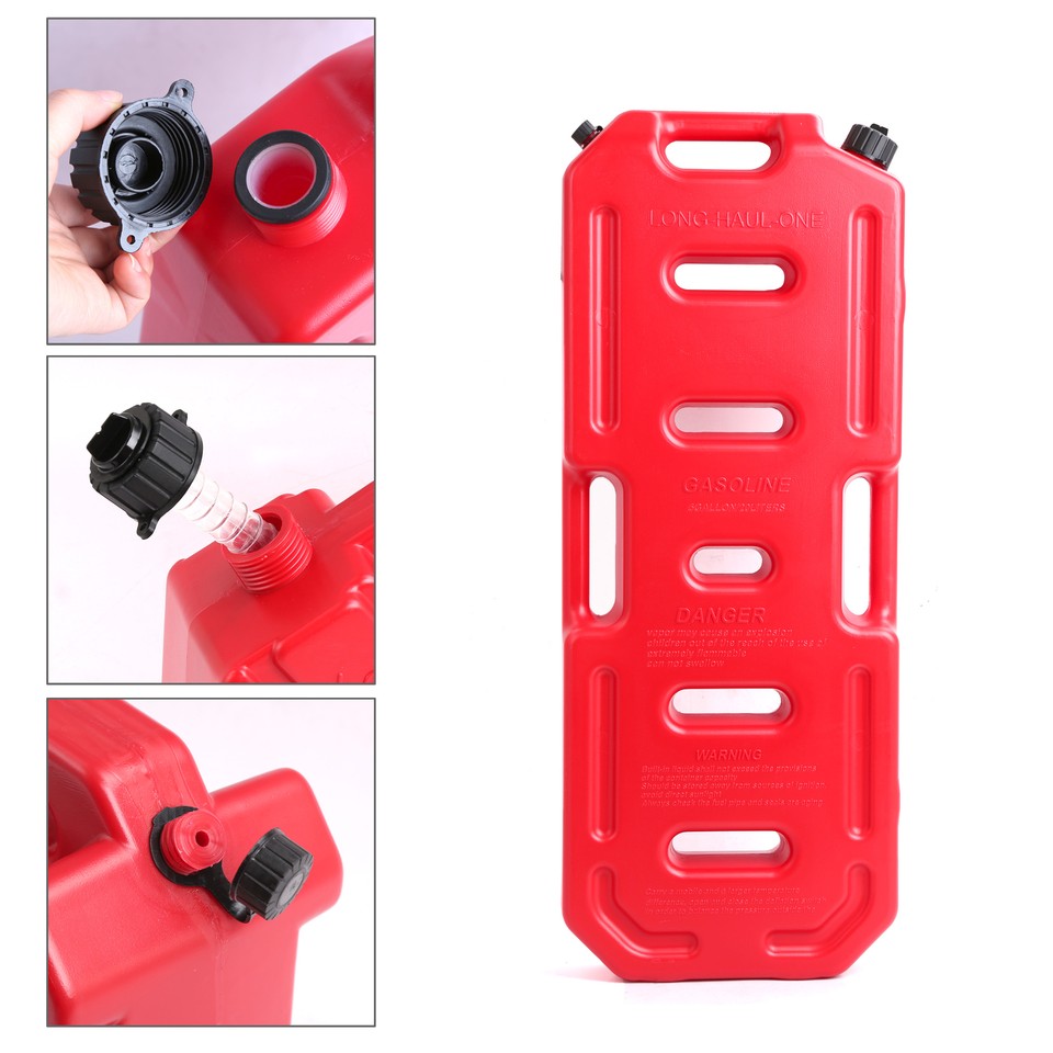 20L 5.2 Gallon Oil Can Gas Container Pot PE Gasoline Anti-static Fuel ...