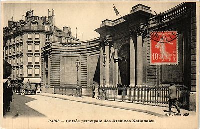 CPA Paris 3e Paris-Entrée principale des Archives Nationales (314037 ...
