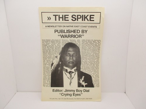Native American Newsletter Poster "The Spike" Jimmy Boy Dial Crying ...