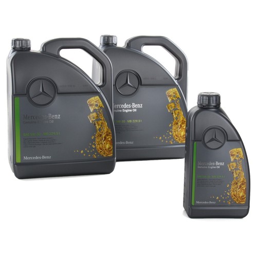 11L 11 Liter ORIGINAL Mercedes-Benz Motoröl Öl 5W-30 MB 229.51 ...