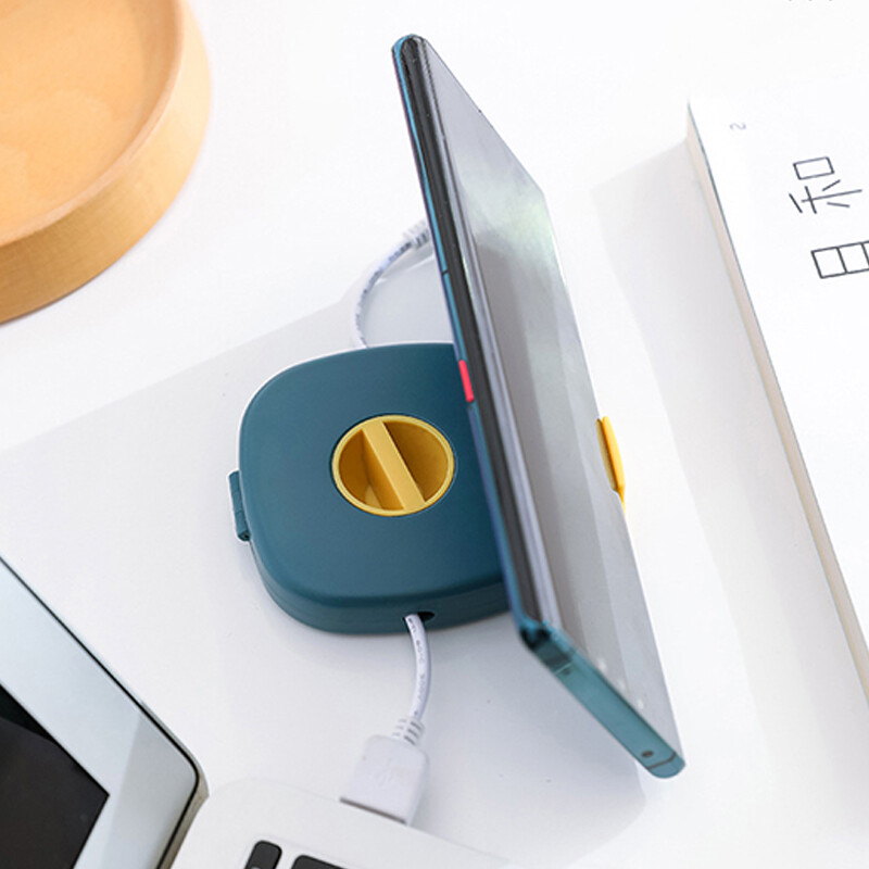 Data Cable Storage Box Sorting Box Rotatable Cable Manager Mobile Phone ...