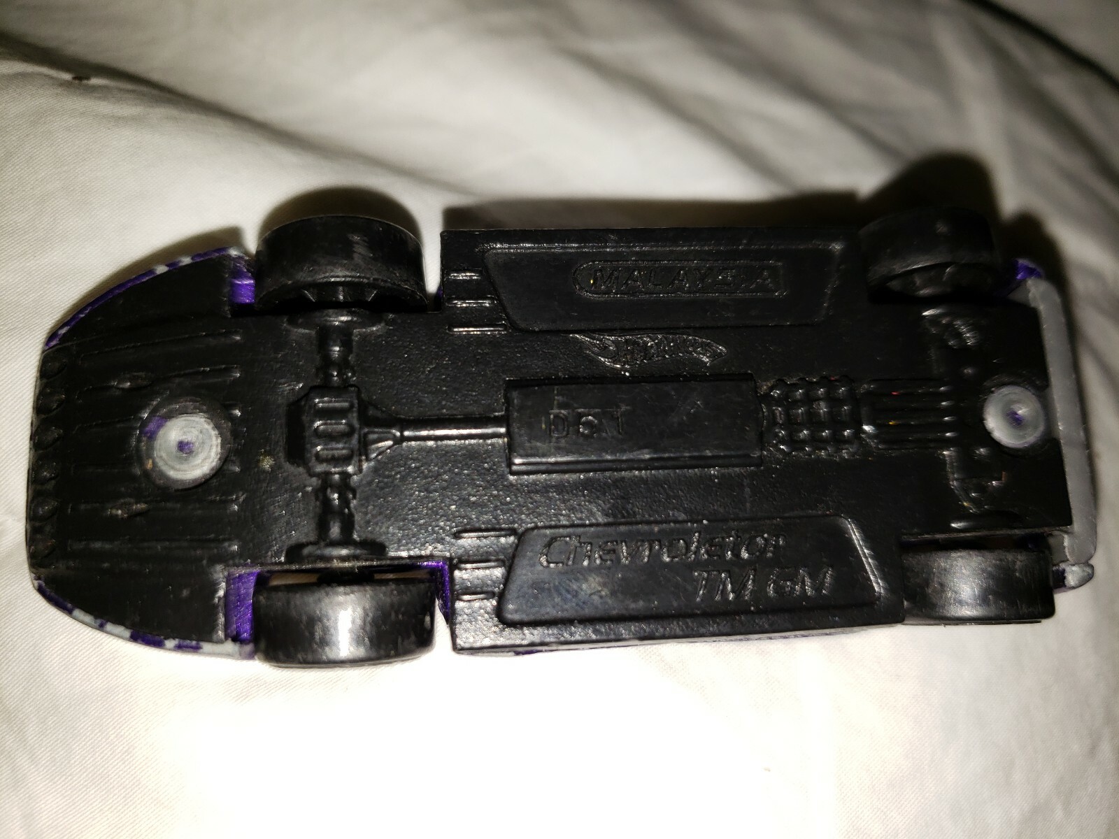 Hot Wheels TM GM Chevroletor Purple 4 plastic/die cast racer ...