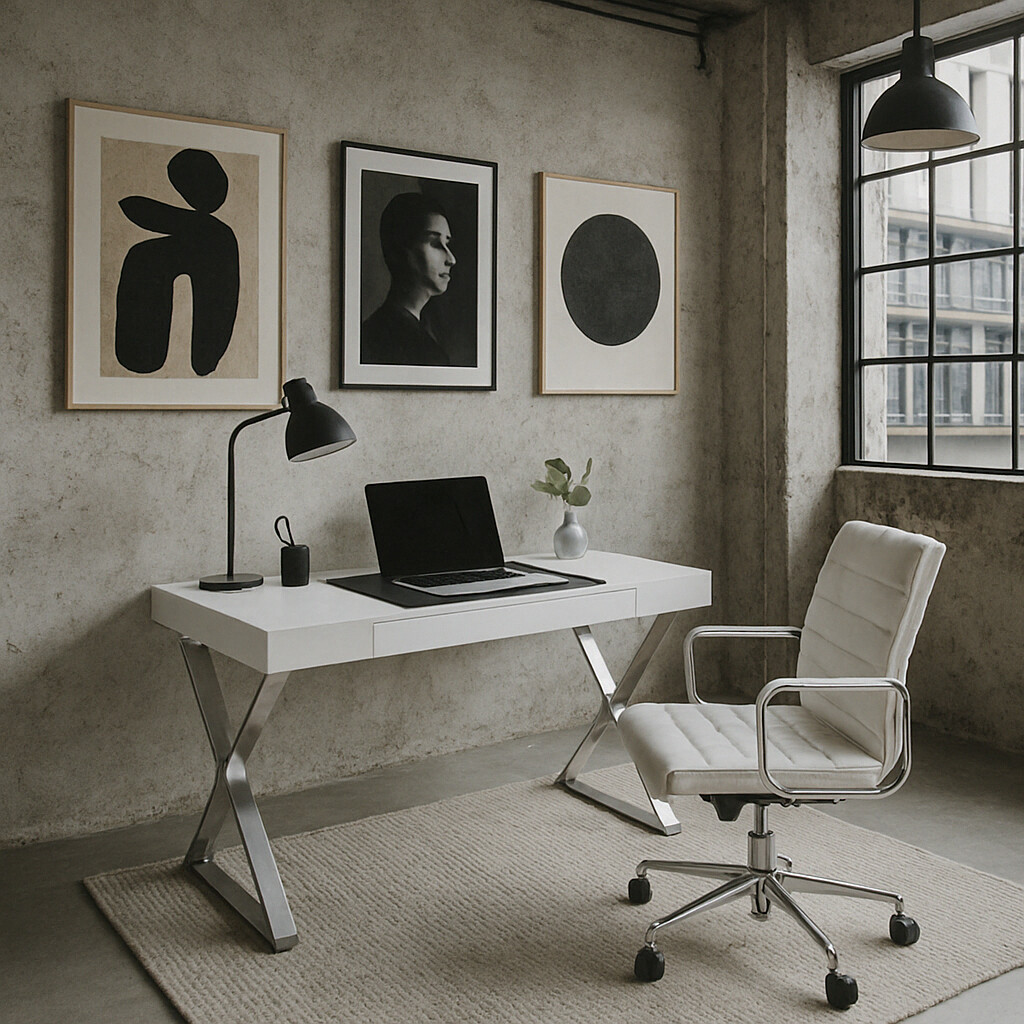 Centurion Supports ADONIS Gloss White Chrome Ergonomic Luxury ...