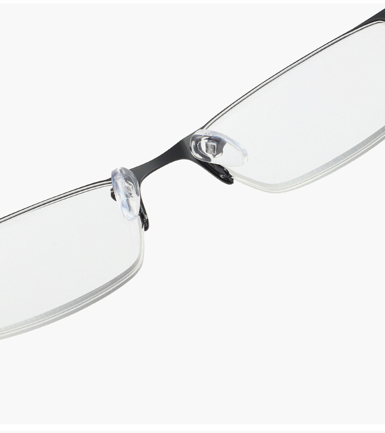 Mens Reading Glasses Designer Half Frame Metal Reader 1.0 1.5 2.0 2.5 3 ...
