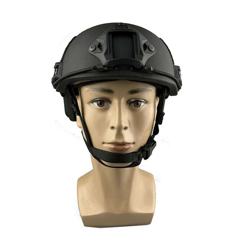 UHMW-PE Ballistic IIIA Bullet Proof Helmet + Bullet Proof Face Guard ...