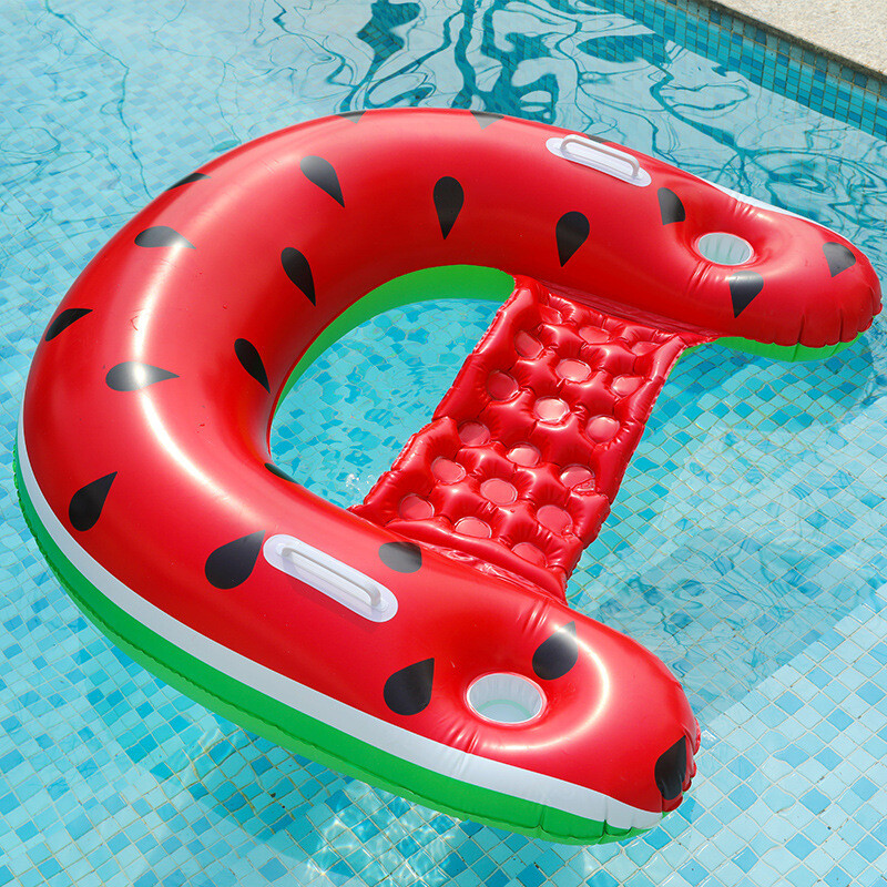 Rainbow Inflatable Lounge Chair For Water Floating Relaxation 145*100cm ...