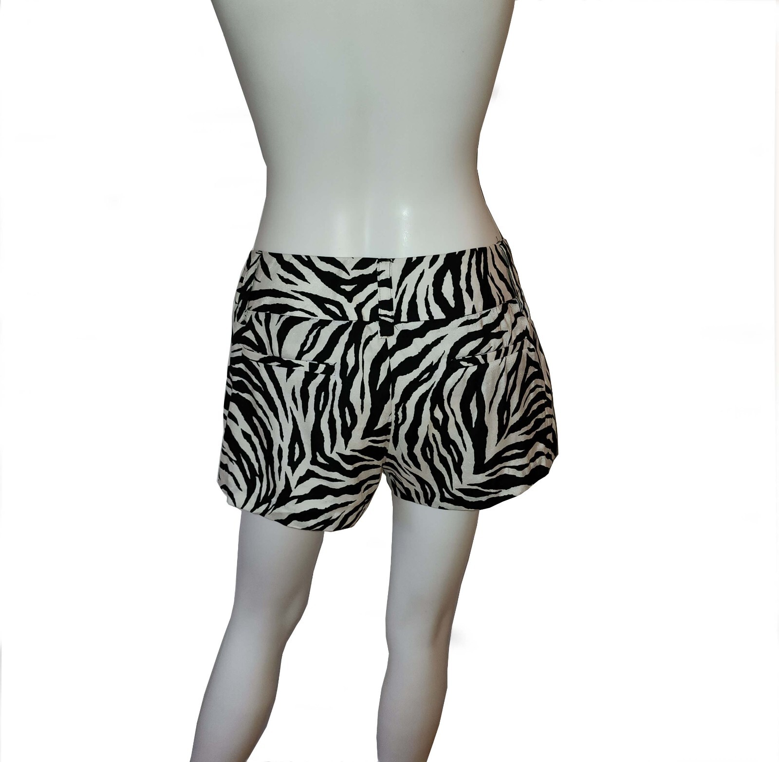 Alice & Olivia Silk Zebra Stripe Shorts | eBay