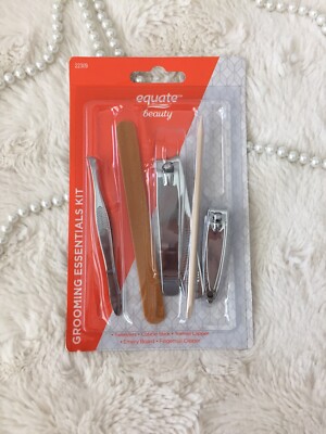 NIB Equate Beauty 5 Piece Manicure Grooming Essentials Kit Nail Care | eBay