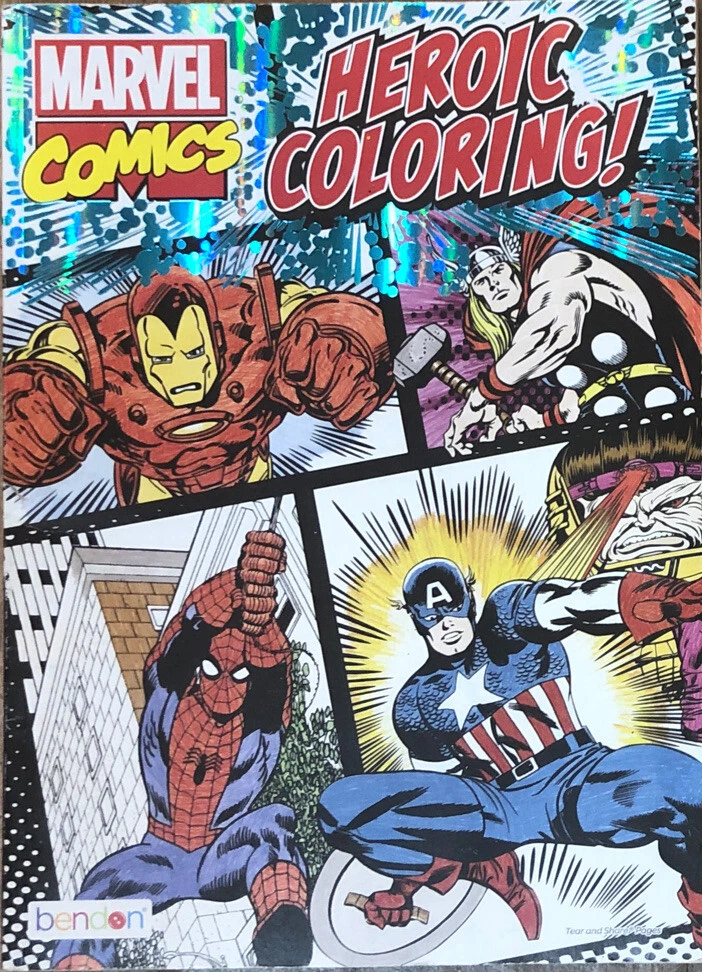 Marvel Heroes Book Pages