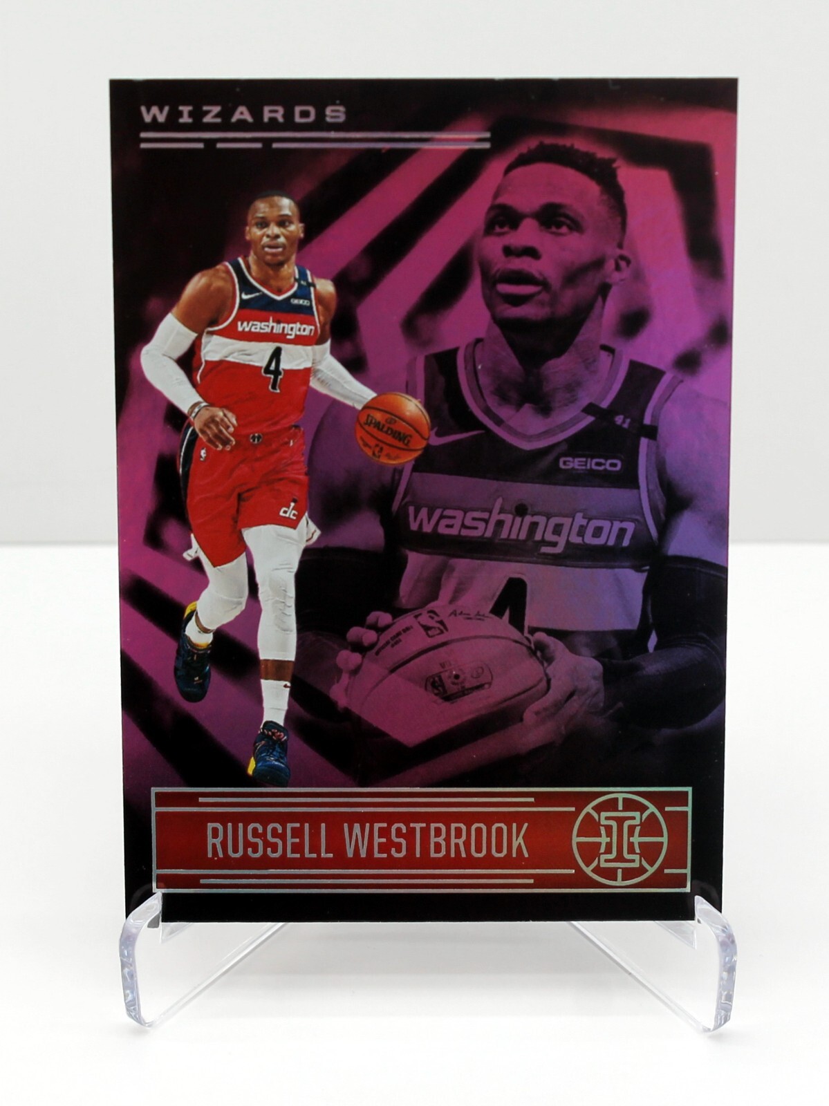2020-21 Panini Illusions Basketball Pink Parallel Card #113 Russell ...