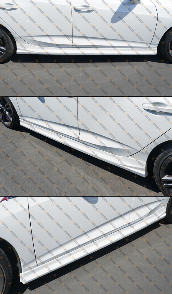 For 2023-2025 Acura Integra DE4 GF Bodykit V1 Pearl White Side Skirt ...
