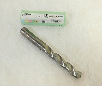Walter-Titex Carbide Jobber Drill Bit RH 11.2mm x 118.00mm OAL 130 ...