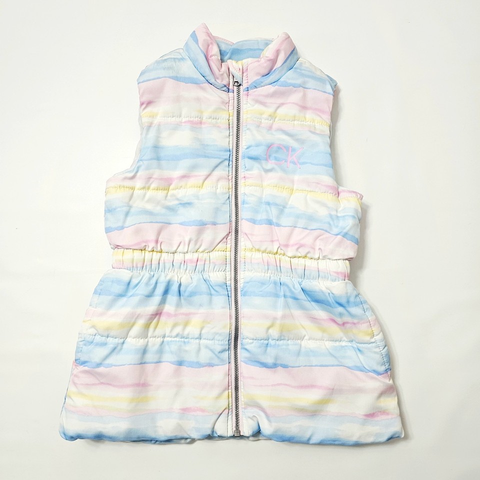 Lot Of 6 Girls Size 6 7 8 Calvin Klein DKNY Crew Cut Ect Vest Sweater ...