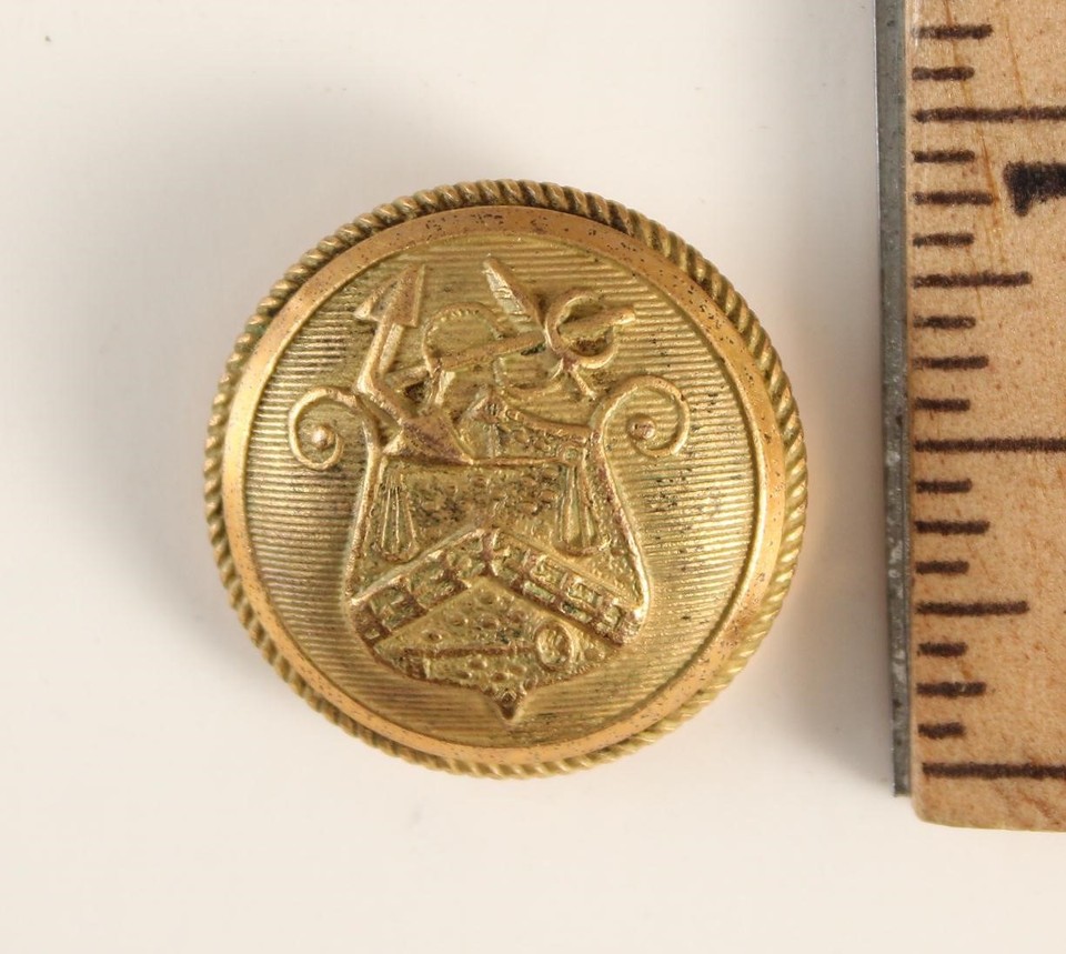 Antique US Revenue Cutter Service, Horstmann & Allien NY, Gilded Button ...