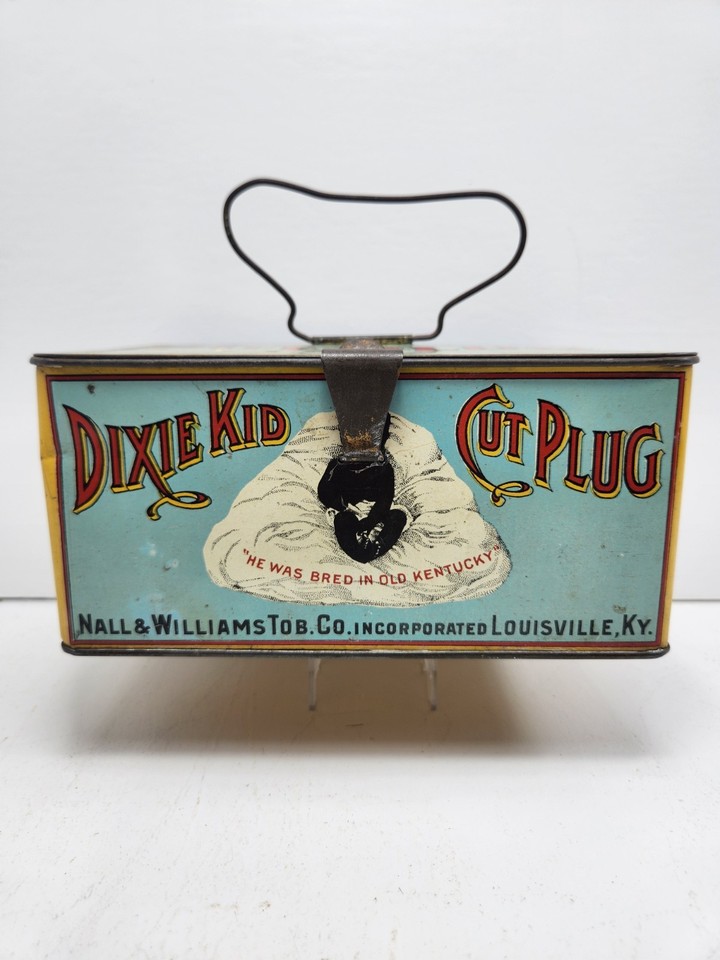 ***RARE*** Dixie Kid Cut Plug Tobacco Tin Lunchbox Nall Williams ...