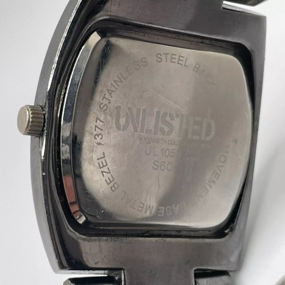 Unlisted Watch Kenneth Cole Mens 40mm Case Bracelet Band Quartz Three ...