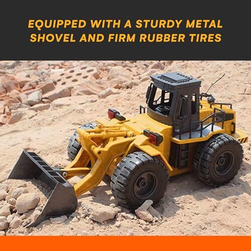 6 Channel Full Functional Front Loader RC Remote Control Construction ...