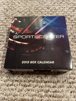 ESPN Sportscenter 2013 Box Calendar Daily Sports Facts New & Sealed ...