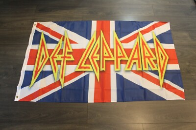 Def Leppard Banner Flag 3x5 80's Hair Metal Rock Band Fan Decor Man ...