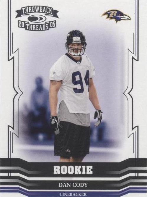 2005 Donruss Throwback Threads - Rookie Dan Cody #164 /999 (RC) for ...