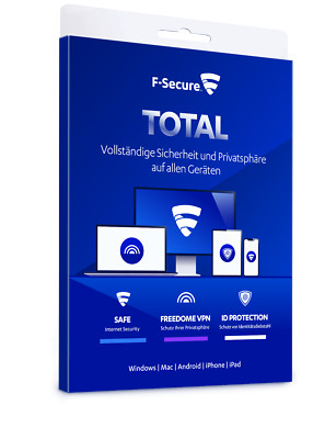 F-Secure Total Security 2025 3PC - 2 Jahre ESD mit VPN @GWC | eBay.de