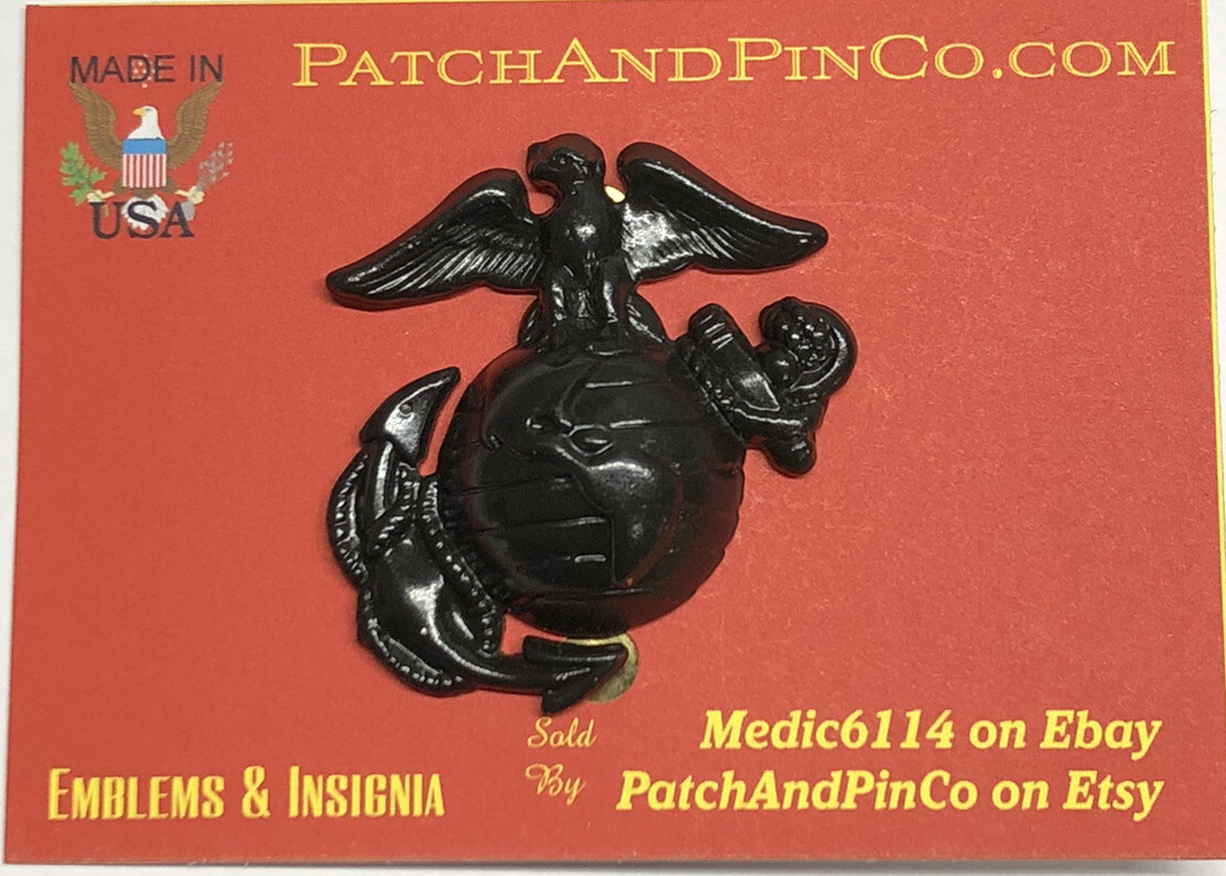 U.S. MARINE CORPS EGA HAT PIN USMC EAGLE GLOBE ANCHOR LEFT EMBLEM Cap ...