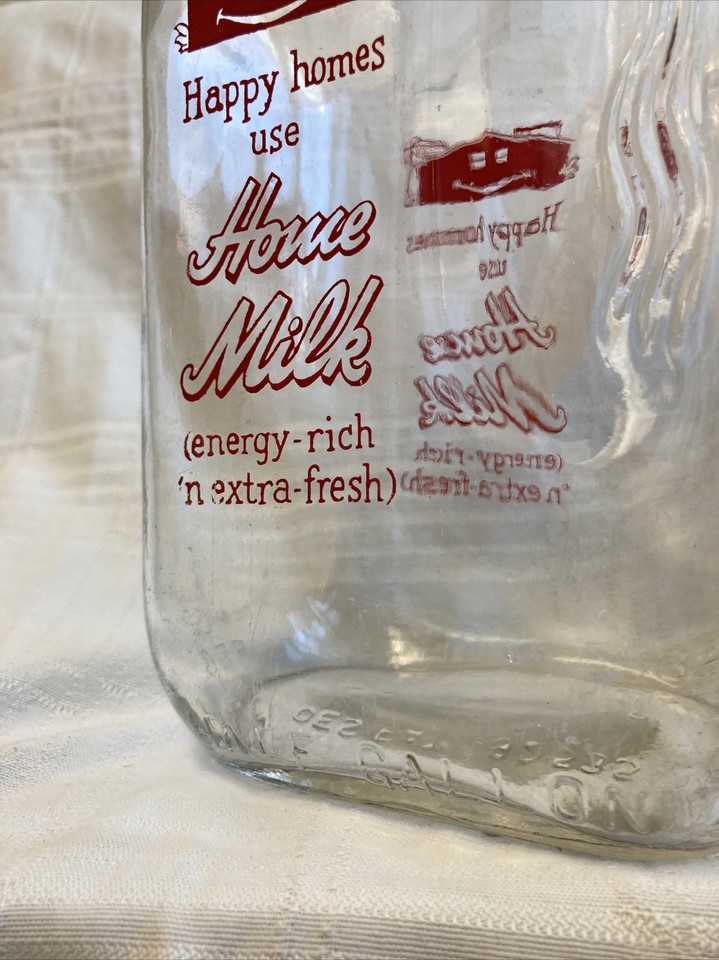 Vintage Half Gallon Milk Bottle Home Milk Miami Florida Dairy Bottle | eBay