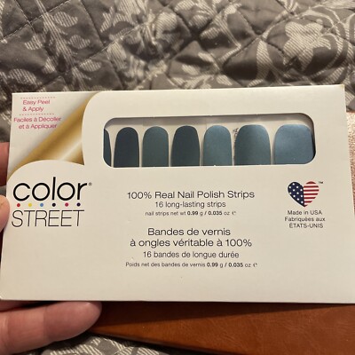 Color Street Nail Polish Strips *NEW* *RETIRED*SOLID*AQUATIC BEHAVIOR ...