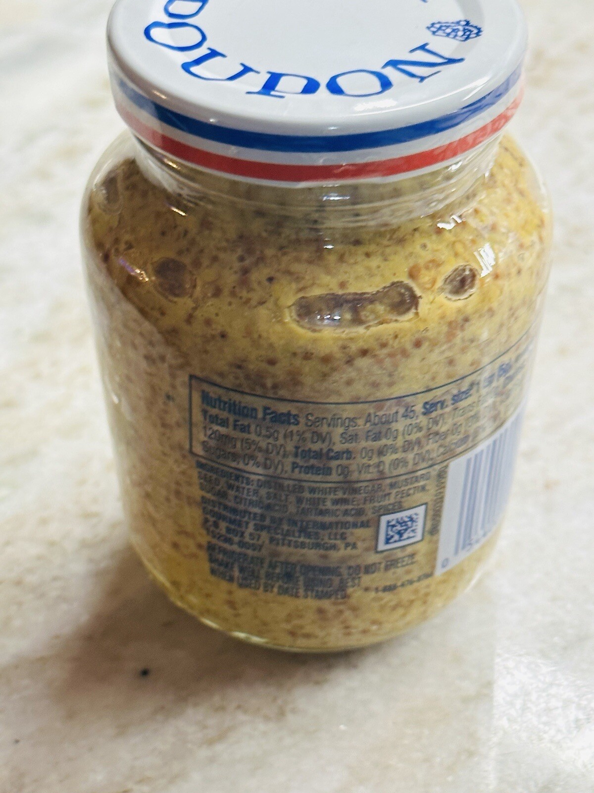 Grey Poupon Harvest Coarse Ground Mustard 8 oz. Made With Whole Mustard ...