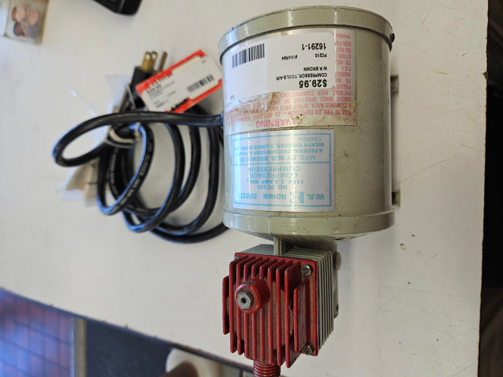 W. R. Brown Speedy Compressor Piston Model PC201 Hobby Paint Sprayer | eBay