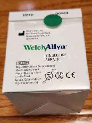 Welch Allyn 25 count Disposable Sheaths For Exam Lite Ref #52640 | eBay