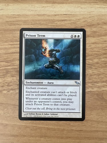 1x Prison Term NM-Mint, English Shadowmoor MTG Magic | eBay
