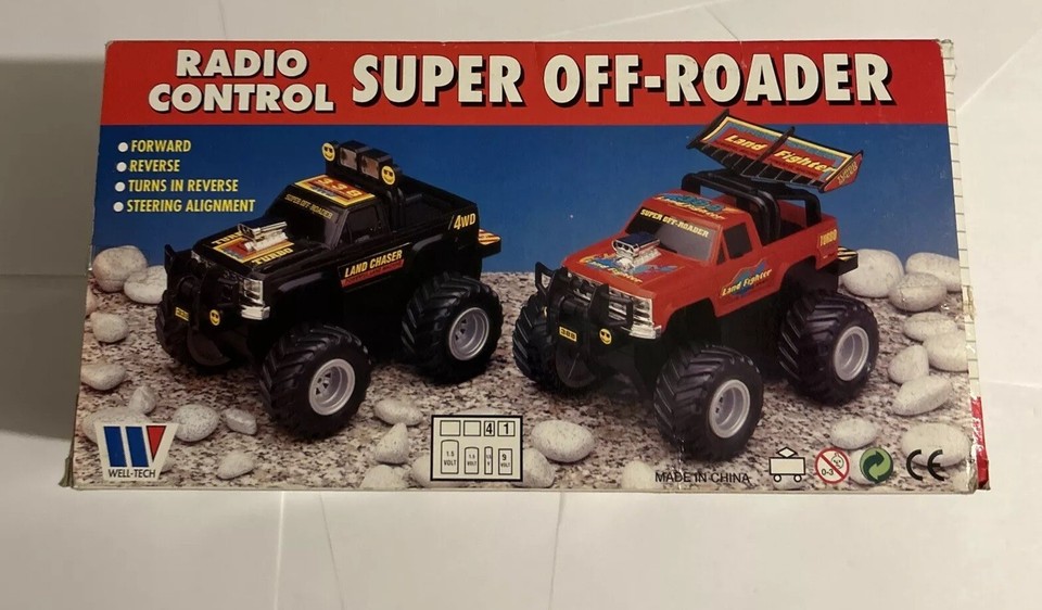Vintage WELL TECH - Radio Control Super Off-Roader RC Car IN BOX ...