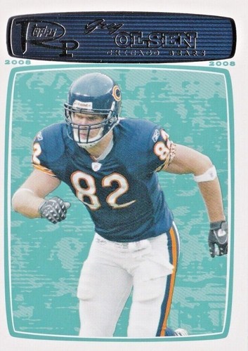Greg Olsen Bears Tight End 2008 Rookie Progression Card # 152 Near Mint ...