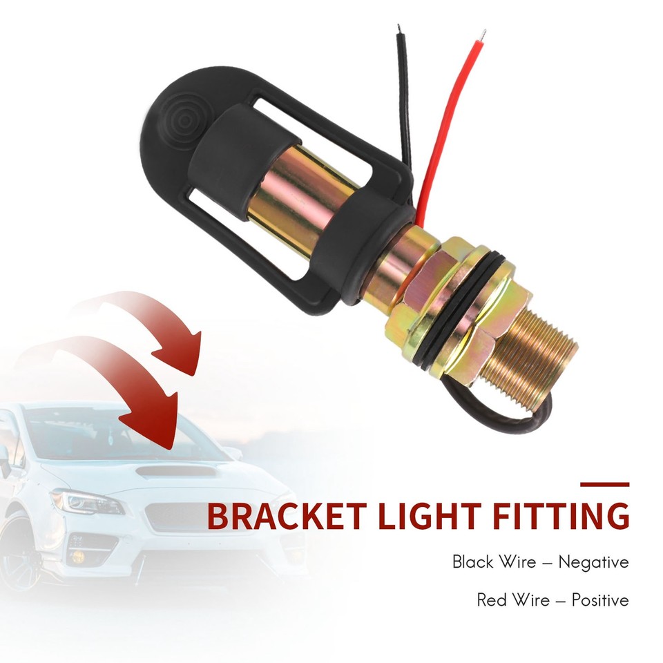 Rotating Flashing Amber Beacon Flexible DIN Rod Tractor Mounting ...