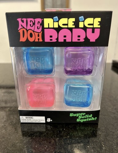 🧊BRAND NEW ~ 4 Pack SEALED NeeDoh Nice Ice Baby Bundle Mini Nice Cubes ...