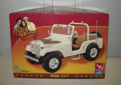 New/Open Box AMT ERTL Dukes of Hazard Jeep CJ-7 Model Kit | eBay