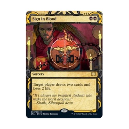WOTC MtG Strixhaven: Mystical Archives Sign in Blood (R) NM | eBay