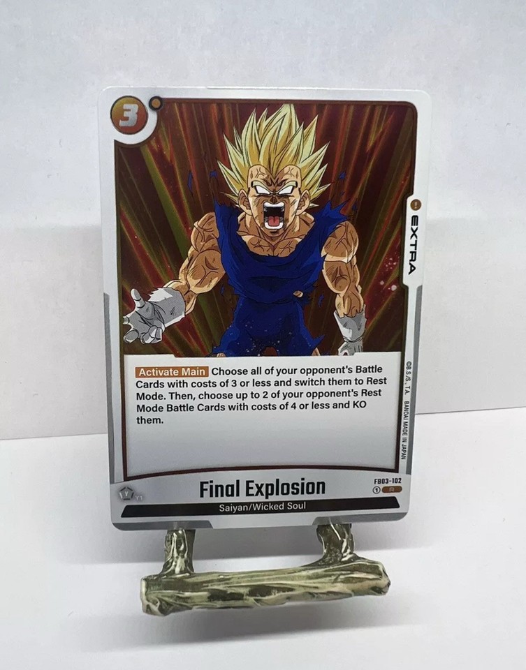 Dragon Ball Super Fusion World FB03-102 R Foil Final Explosion | eBay