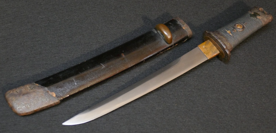 Antique Edo Period Japanese Tantō 短刀 Short Dagger Matched Koshirae ...